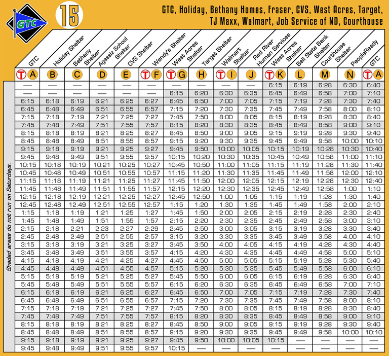 number 50 bus timetable